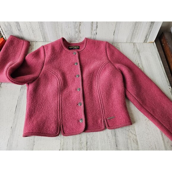 Geiger Tyrol | Jackets & Coats | Vintage Geiger Tyrol Bull Womens Pink ...